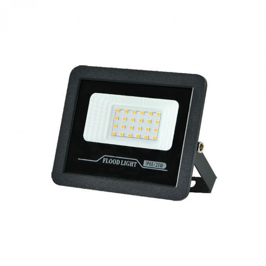Proiector LED, Lightex, 20W, 6500K, 2000Lm, Rezistent la apa, 185-265V ...