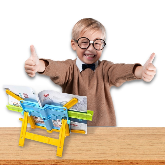 Suport Manuale Scolare, Teme cu Spatele Drept, Albastru - eMAG.ro