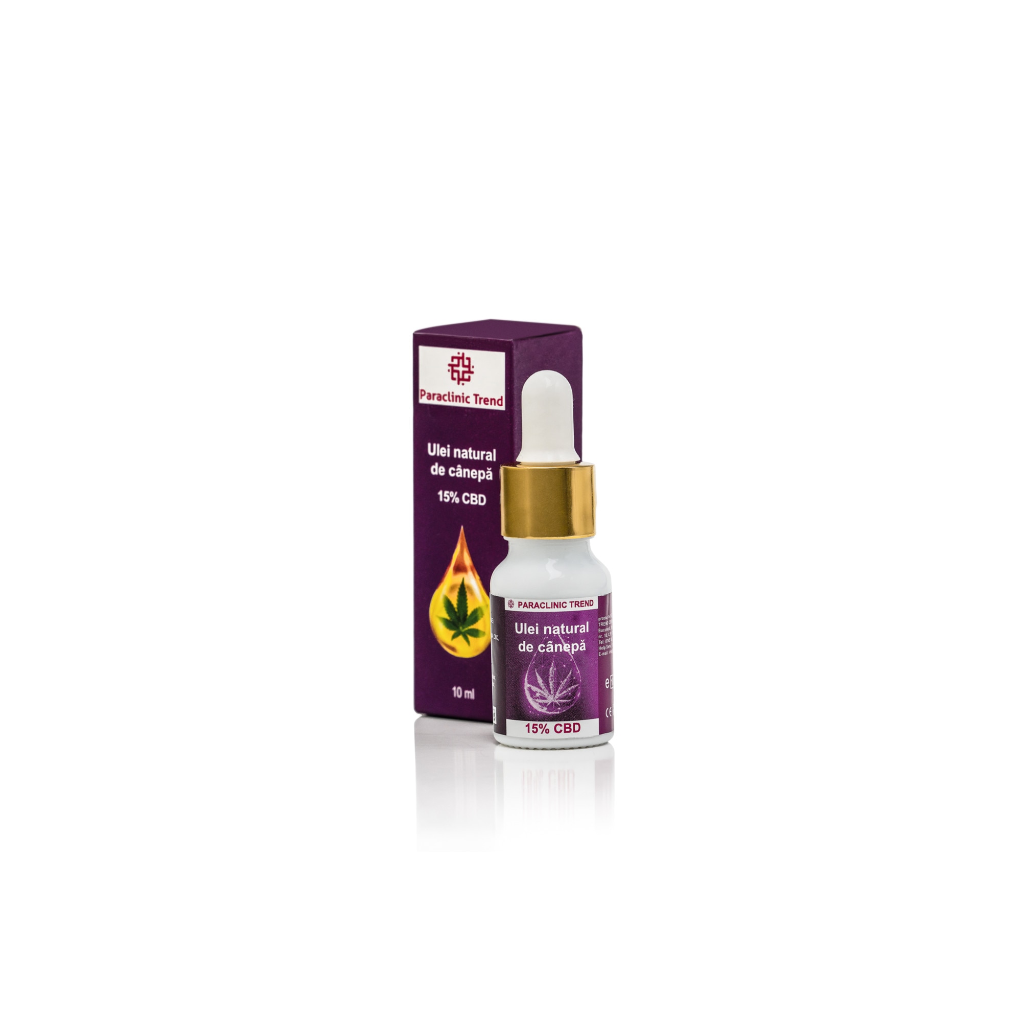 Ulei de canepa CBD 15%, Paraclinic Trend, 10 ml - eMAG.ro