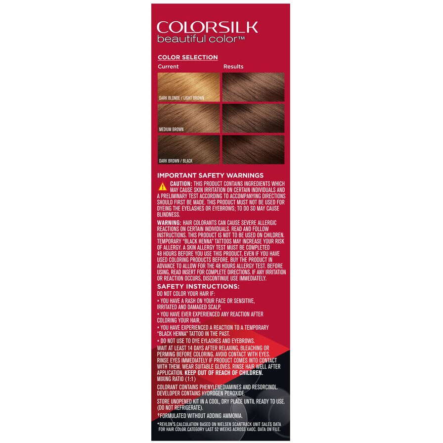 Vopsea de par Revlon ColorSilk 32 Dark Mahogany Brown - eMAG.ro