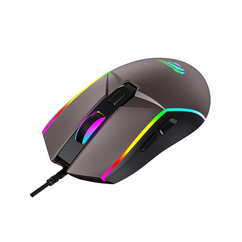 Mouse, Havit,RGB Gam ing, 1200-7200 DPI, Ocru - eMAG.ro