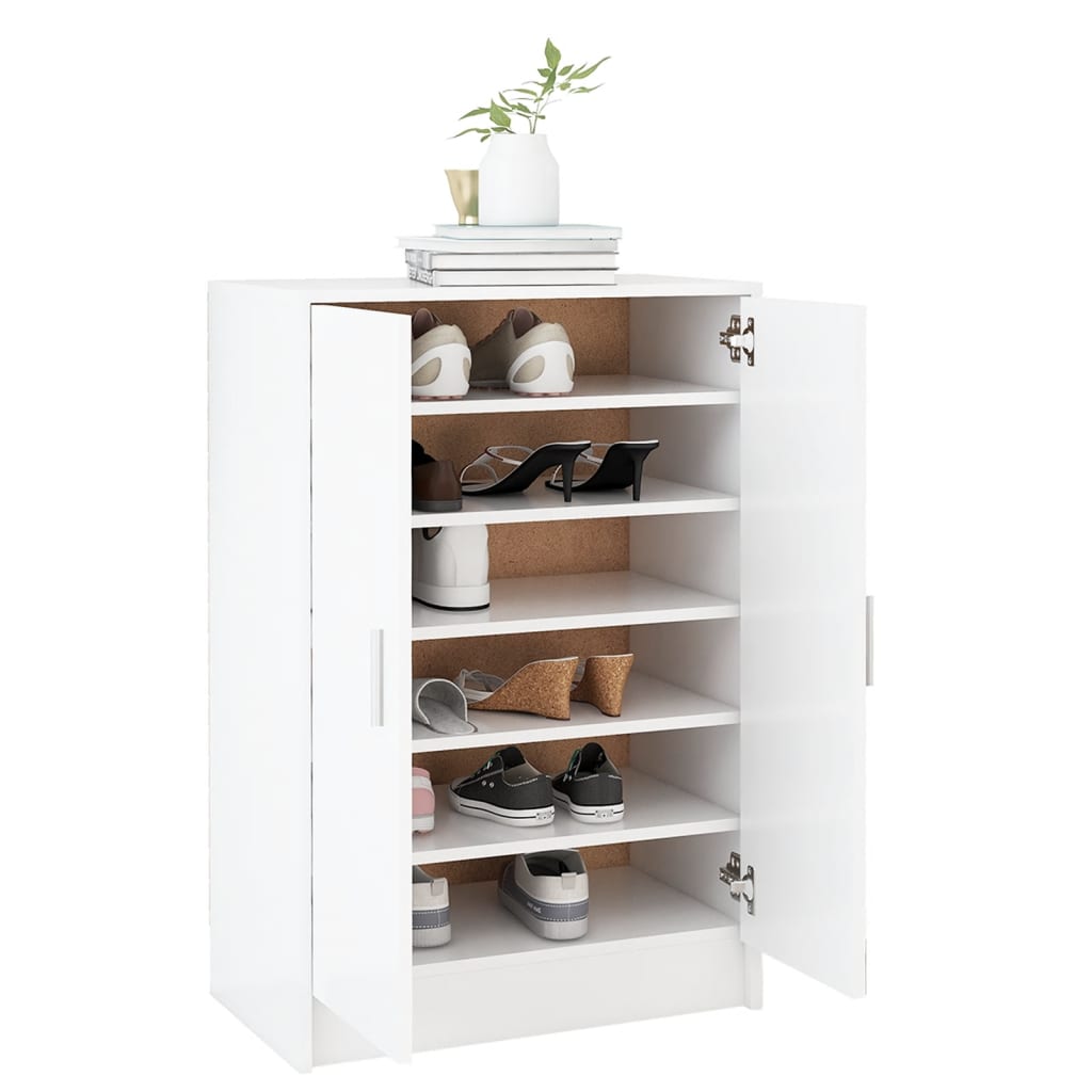 Pantofar, alb,60x35x92 cm, PAL, Pentru Hol, Design modern Mobila4226 ...