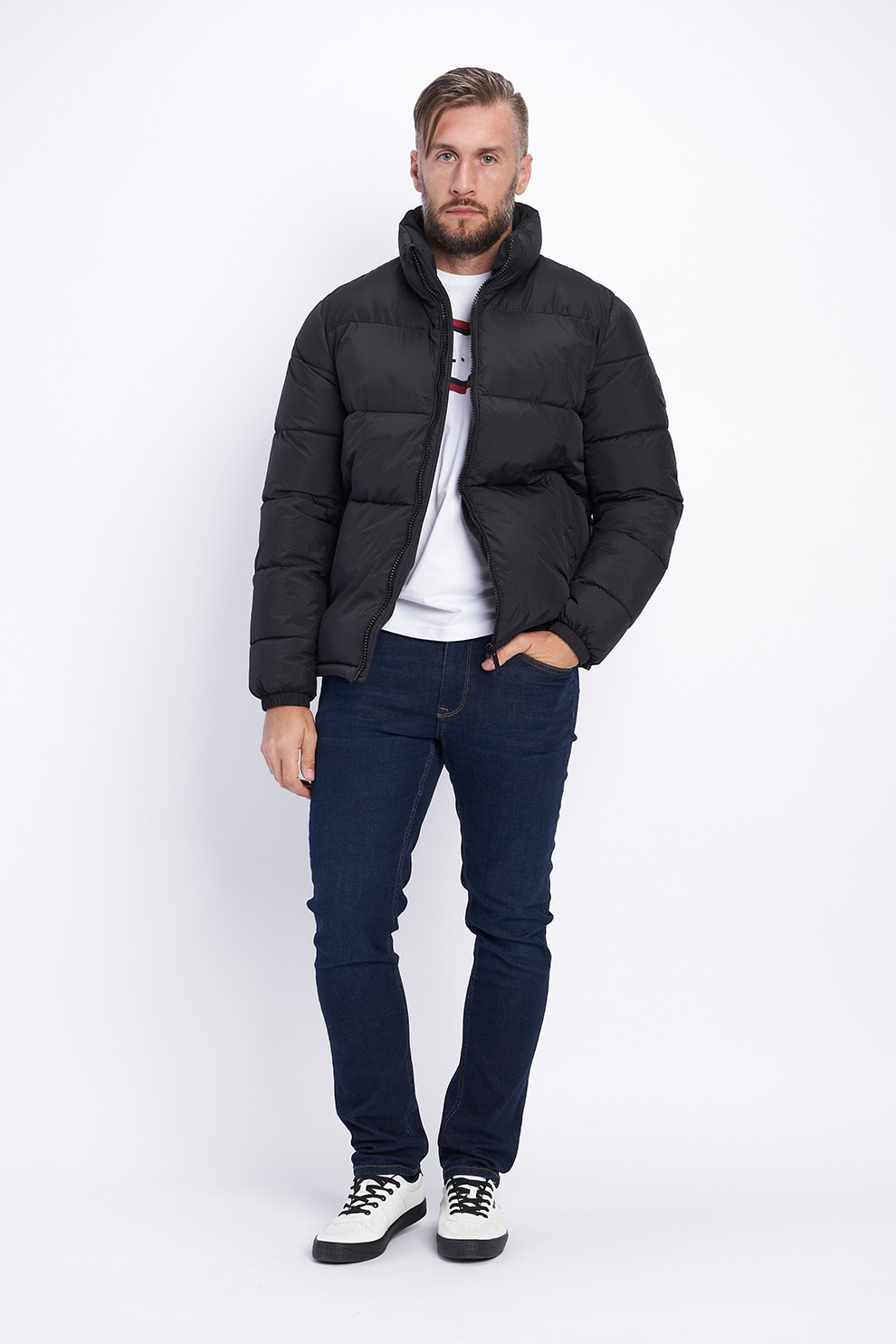 KVL by KENVELO, Geaca matlasata cu guler mediu - eMAG.ro