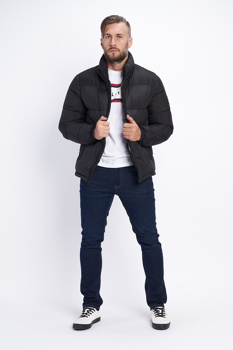 KVL by KENVELO, Geaca matlasata cu guler mediu - eMAG.ro