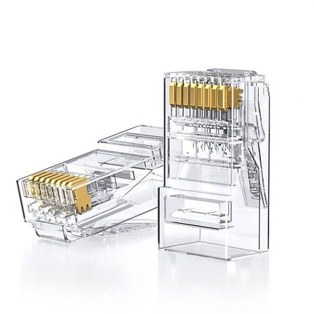 Set 100 mufe RJ45, Ugreen, NW177, Ethernet, 8P / 8C, Cat 6, UTP - eMAG.ro