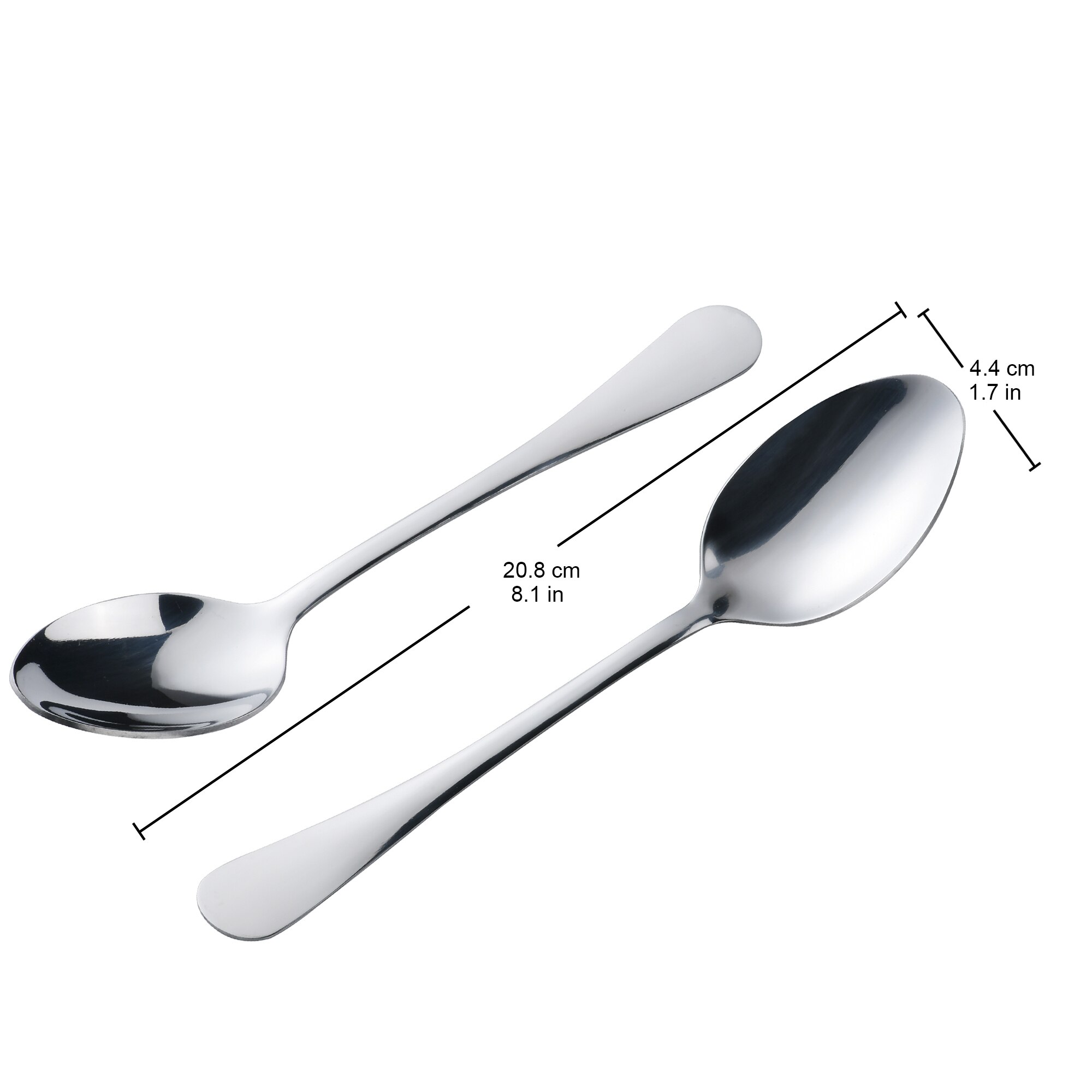 Set 10 lingurite, Inox, Argintiu - eMAG.ro