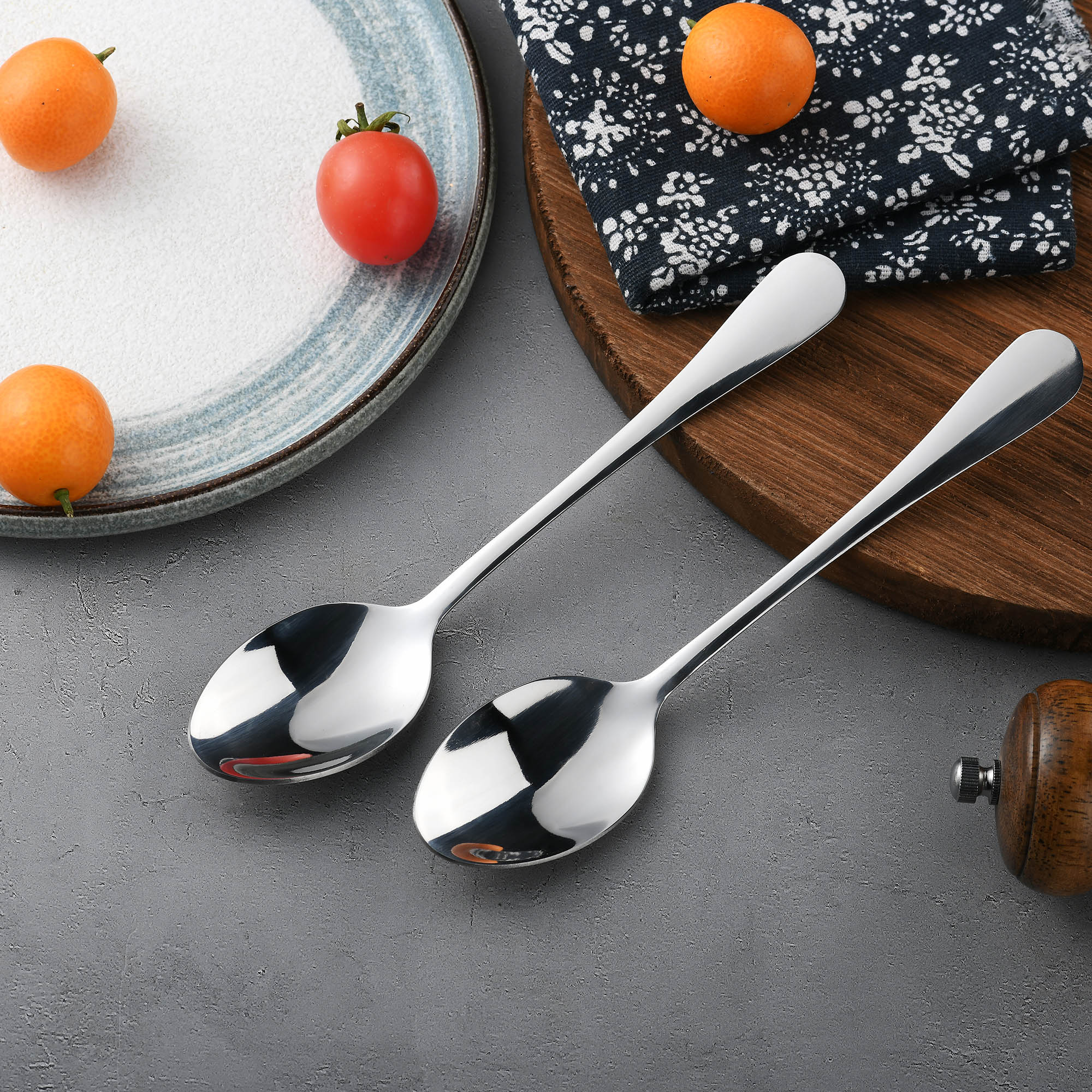 Set 10 lingurite, Inox, Argintiu - eMAG.ro