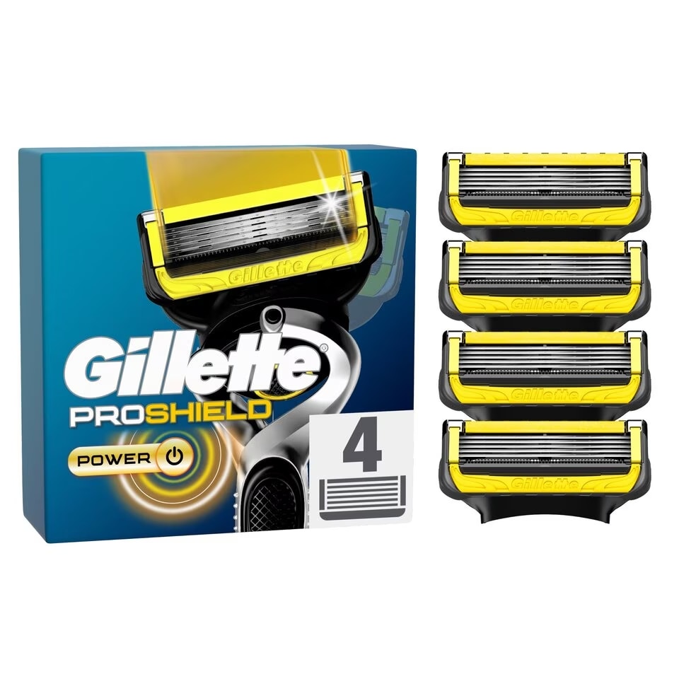 Резервни глави Gillette Proshield Power, Комплект 4 бр - eMAG.bg