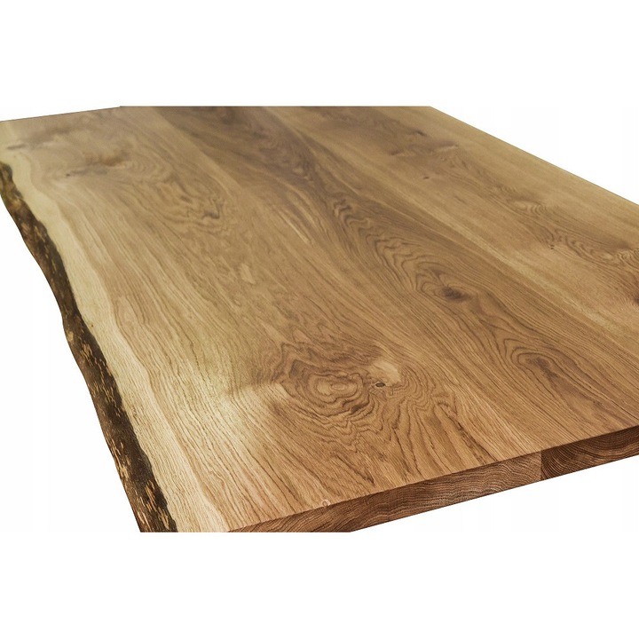 Blat din stejar Ambient Decor cu doua laturi lungi naturale, 800 x 650 ...