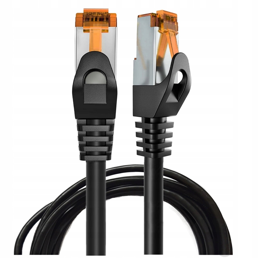 Cablu de retea Lan Ethernet, Vayox, RJ45, SFTP, CAT6a, 5m, Negru - eMAG.ro