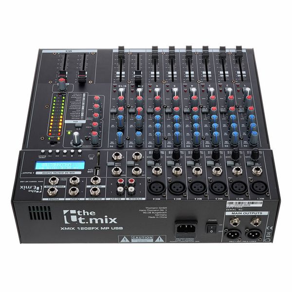 Mixer Audio the t.mix xmix 1202 FXMP USB 12 canale, Bluetooth, procesor ...