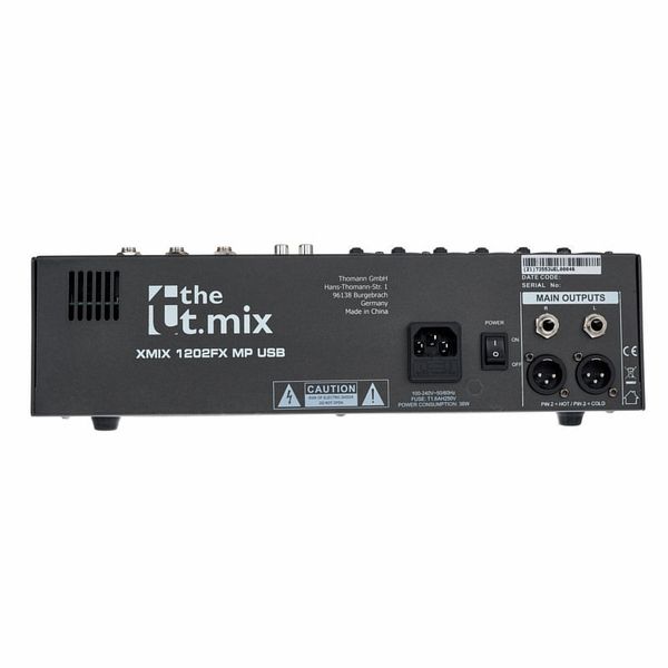 Mixer Audio the t.mix xmix 1202 FXMP USB 12 canale, Bluetooth, procesor ...
