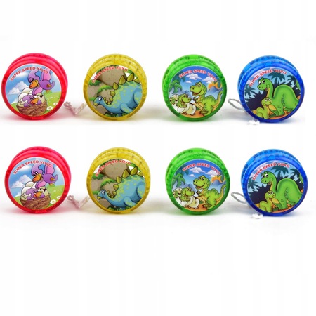Set 8 yoyo, 6 ani+, 3x5.5 cm, Multicolor - eMAG.ro