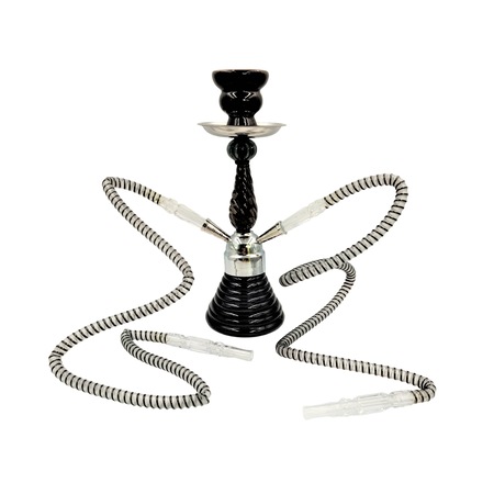 Narghilea Doha Black 30cm 445064 - 2 furtune - eMAG.ro