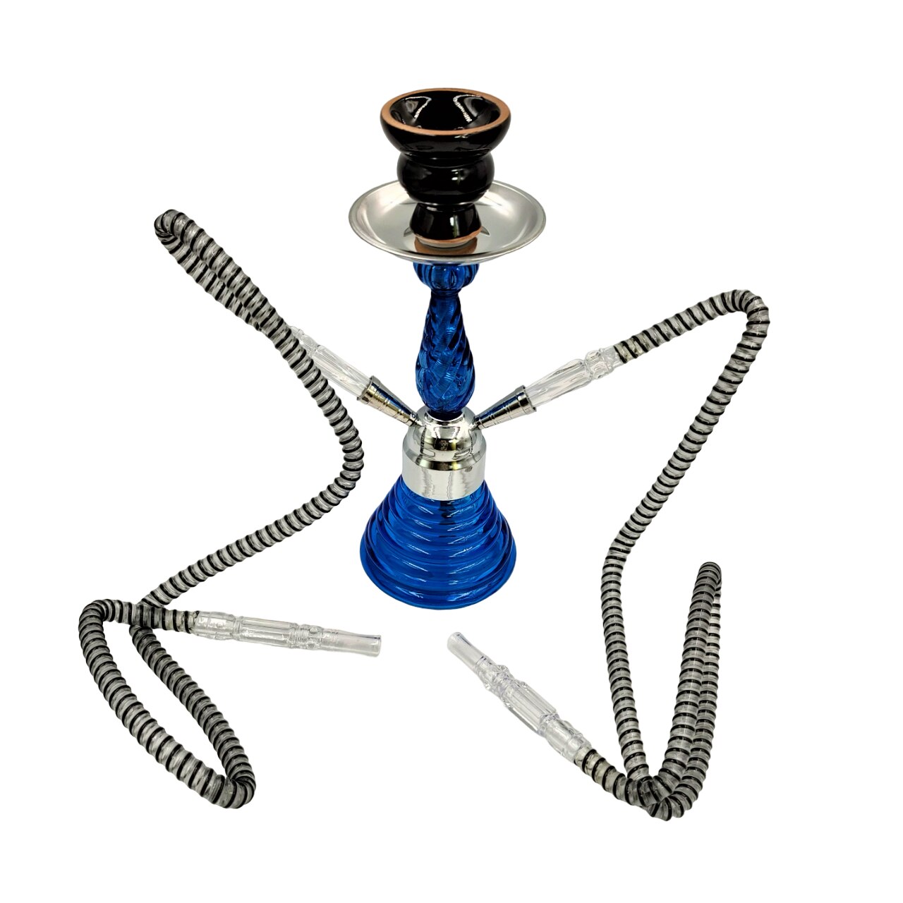 Narghilea Doha Blue 30cm 445061 - 2 furtune - eMAG.ro