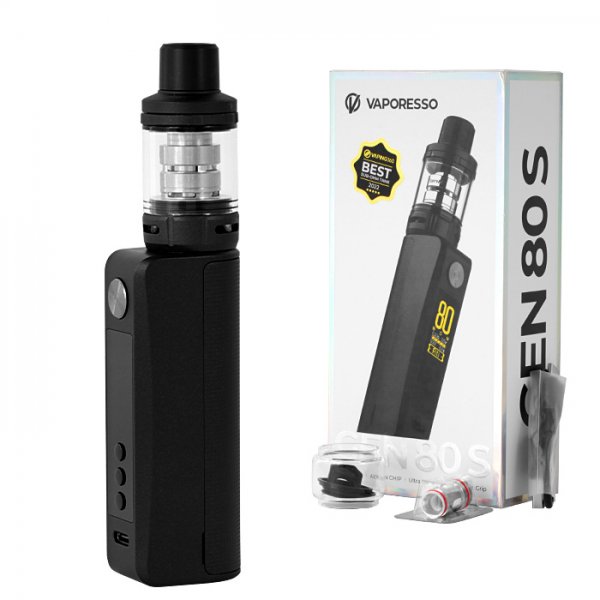 Kit Tigara Electronica Vaporesso Gen 80S, iTank 2, 80W, 5ml, Dark Black ...