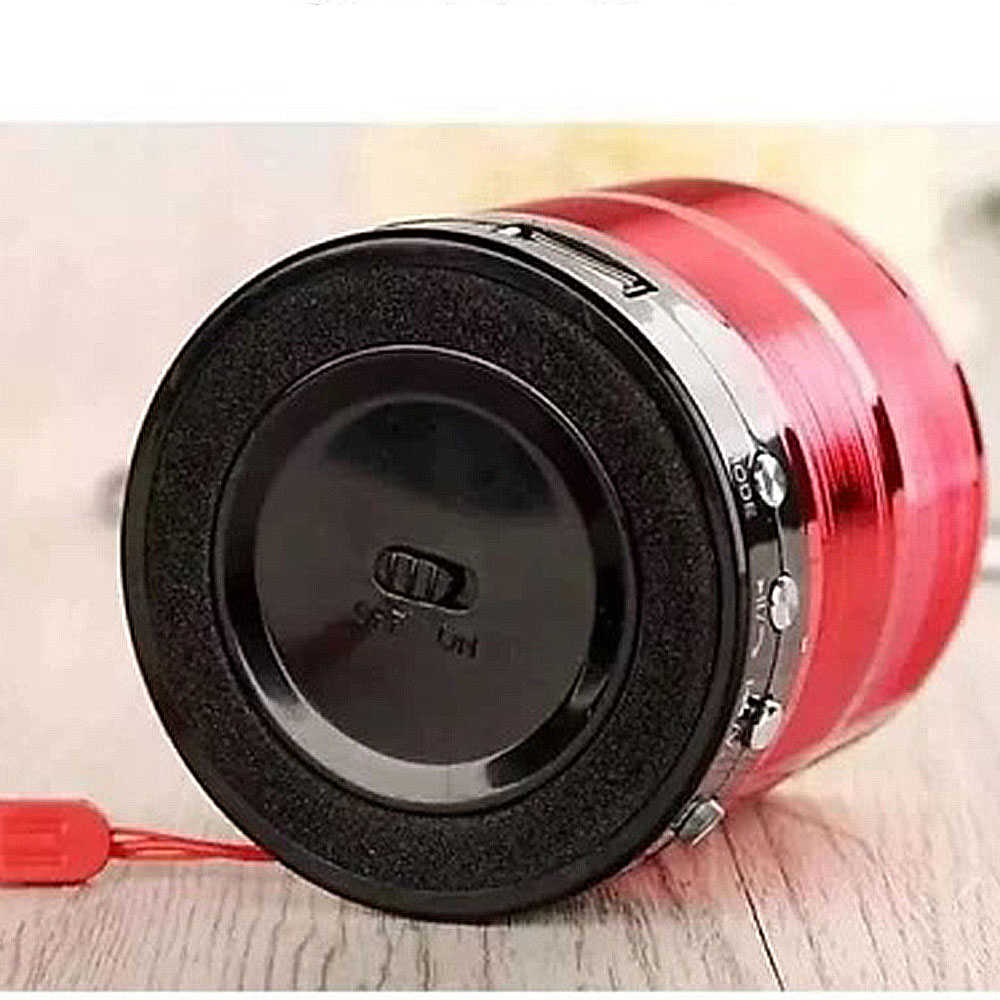 Mini boxa portabila SIKS, calitatea inalta a sunetului, WS887, Rosu ...