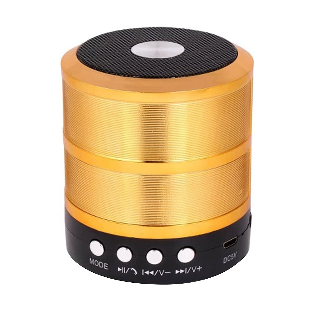 Mini boxa portabila SIKS, calitatea inalta a sunetului, WS887, Galben ...