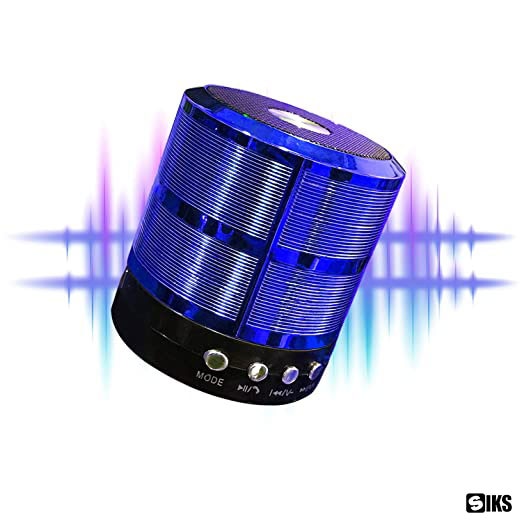Mini boxa portabila SIKS, calitatea inalta a sunetului, WS887, Albastru ...