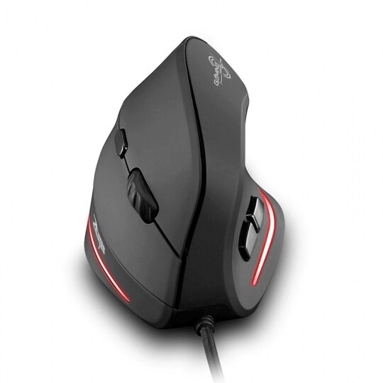 Függőleges egér optikai Gaming Zelotes F35, 2,4 Ghz vezeték nélküli, 3 ...
