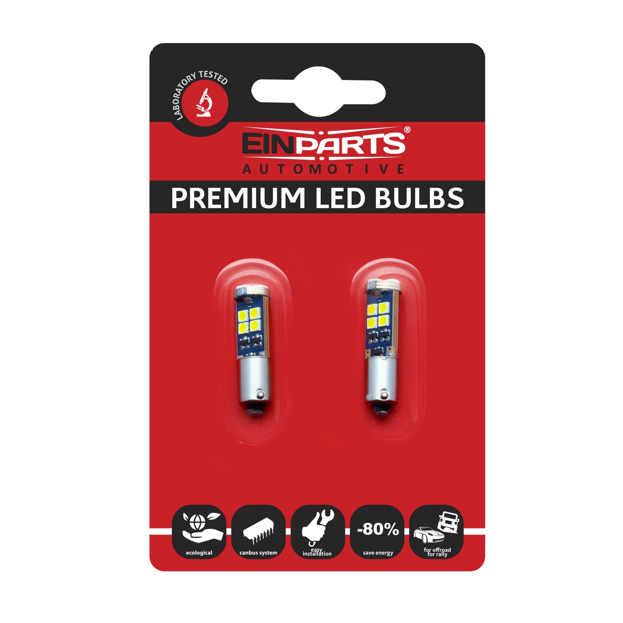 Bec auto, Einparts, LED, 12 LED-uri, 12V - eMAG.ro