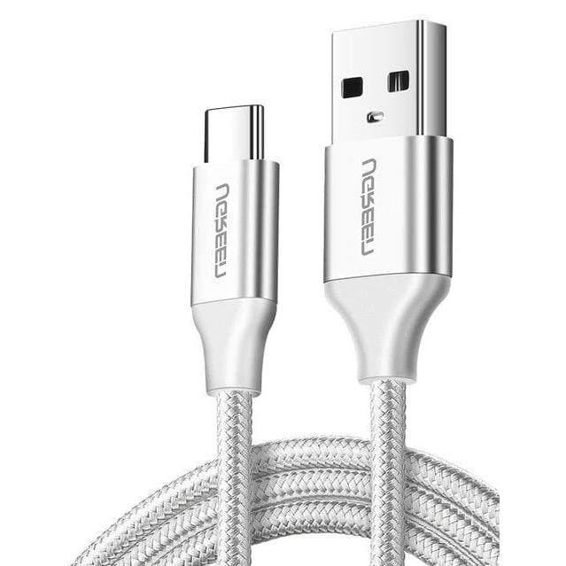 Cablu de incarcare UGREEN, QC3.0, USB-C, 1,5 m, alb - eMAG.ro