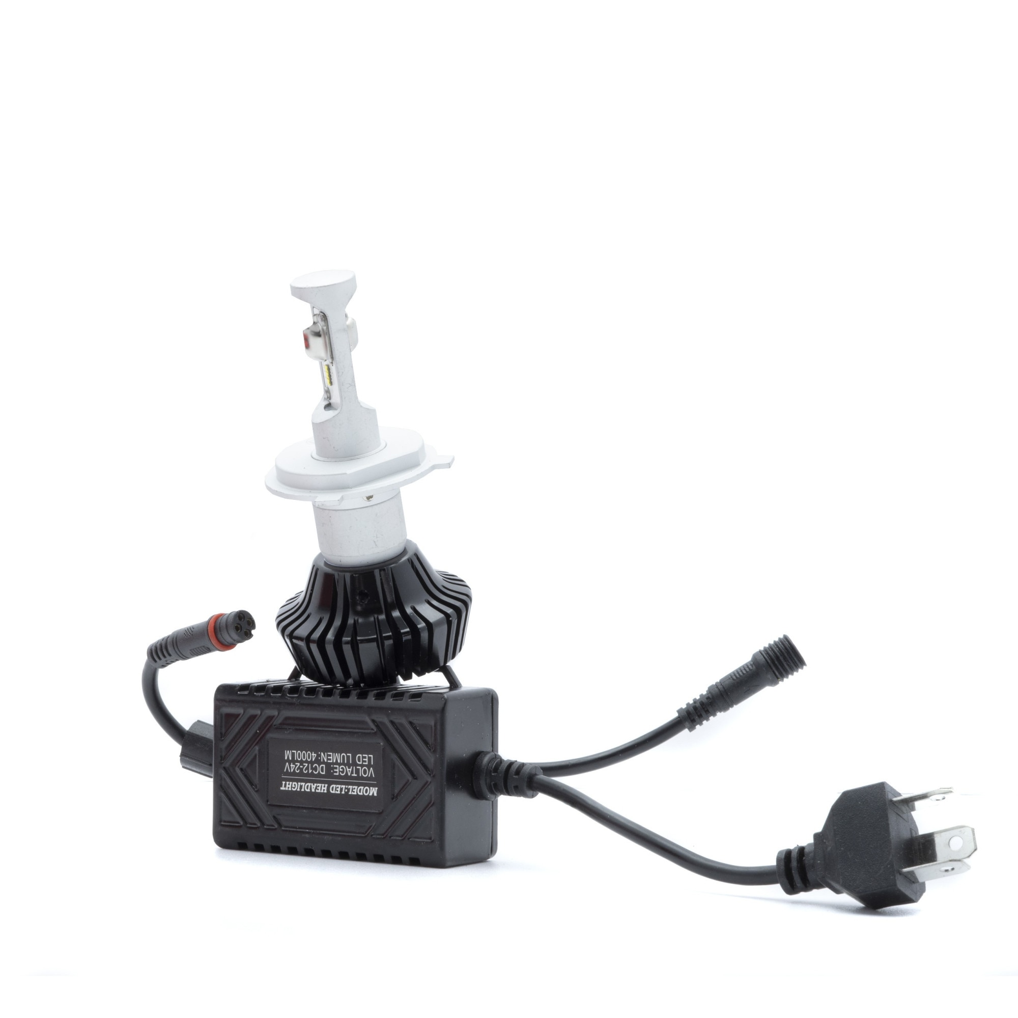 Bec LED H4 pentru motociclete EinParts Automotive, 6000K, Alb rece ...