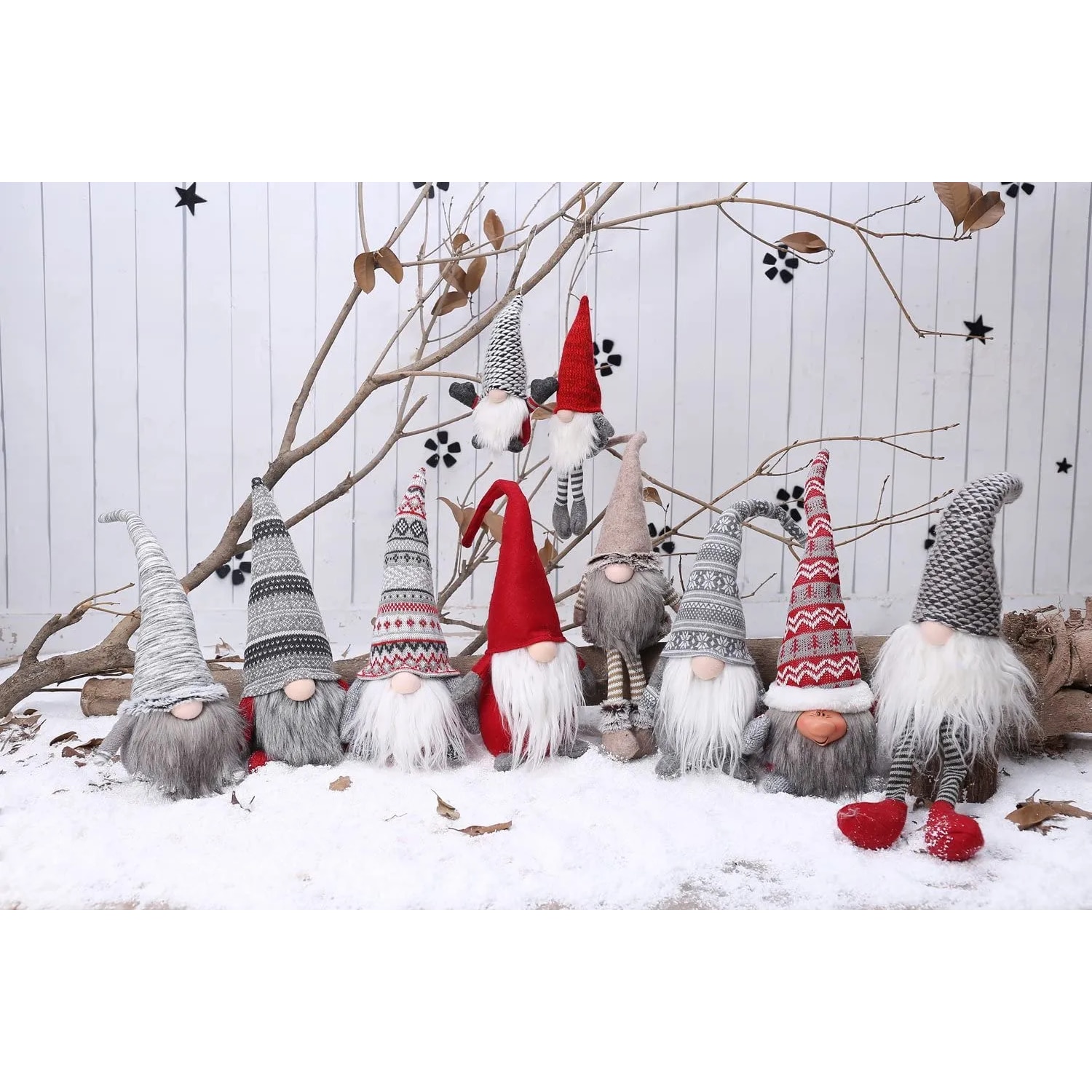 Tutumi karácsonyi manó YX055, 40cm szürke, piros - eMAG.hu