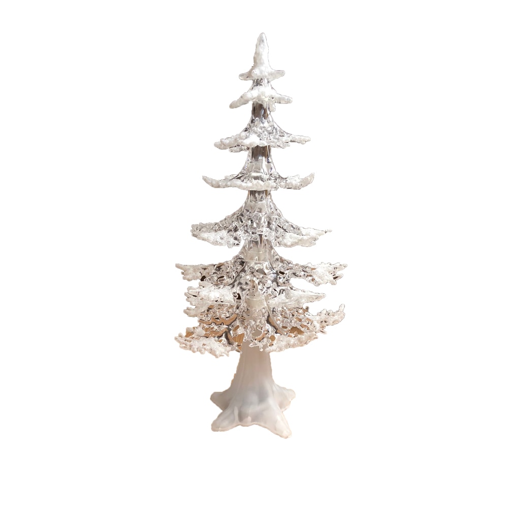 Pom de Craciun decorativ, lumina LED, 37cm, RIF REFCO ® - eMAG.ro