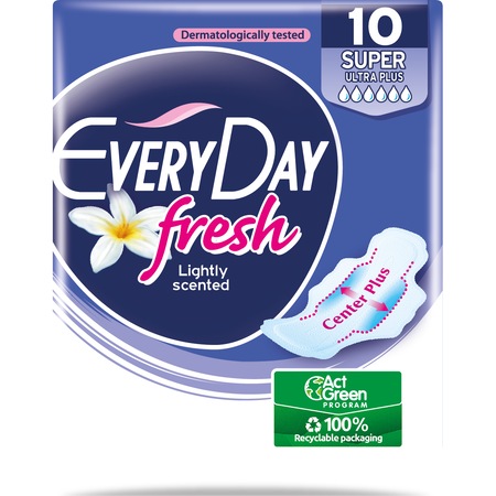 Absorbante Everyday Fresh Super, 10 buc - eMAG.ro