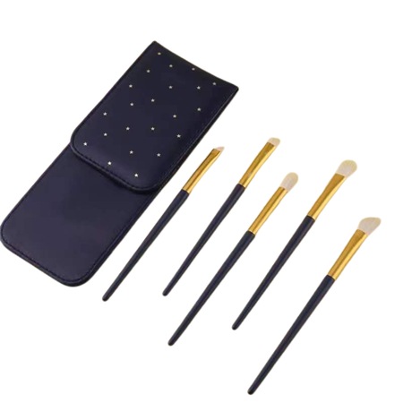 Set 5 pensule make-up profesionale ochi, husa inclusa starry sky - eMAG.ro
