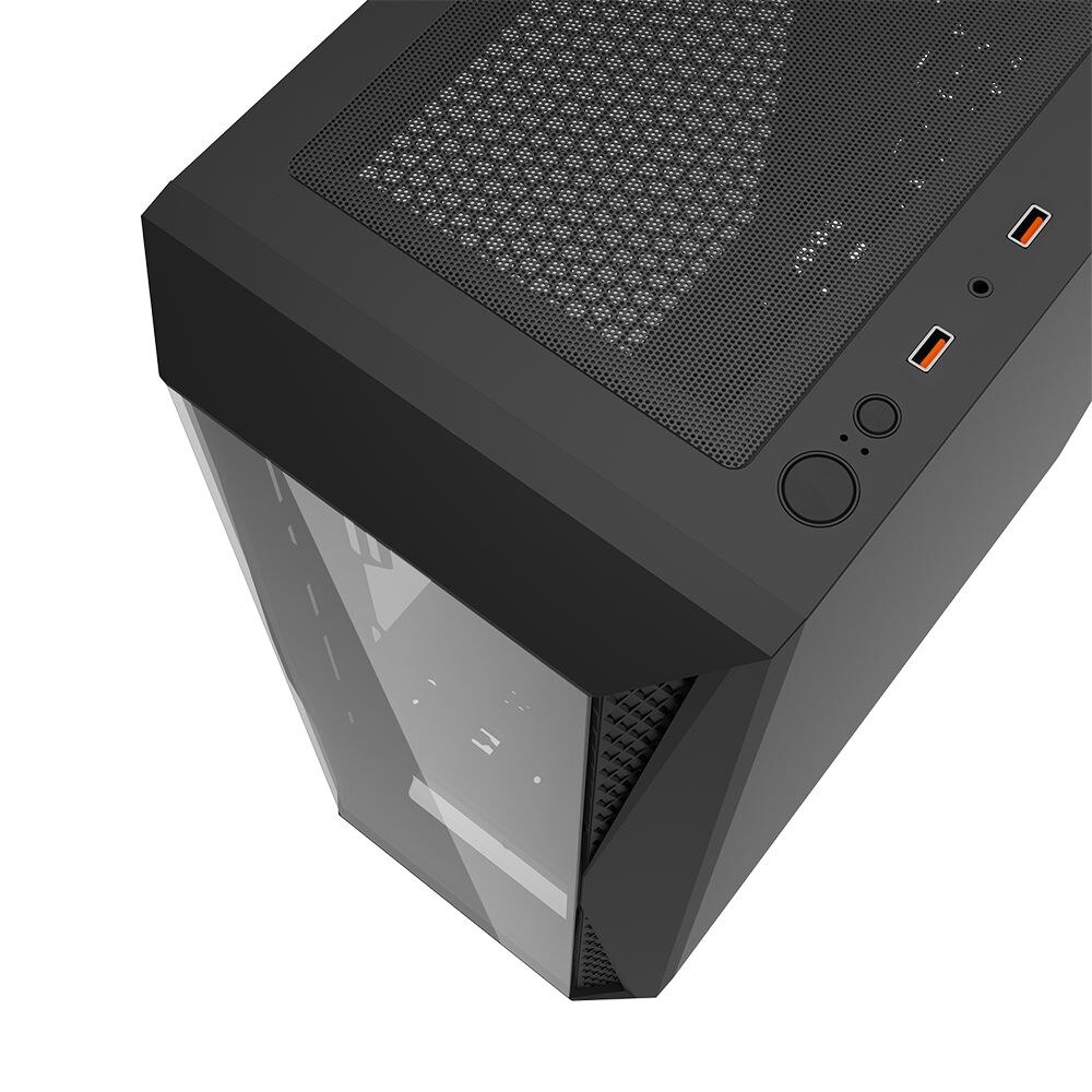 Darkflash DK352 Plus gépház, ATX/mATX/ITX/E-ATX, Mid-Tower, 4 db C6 ...