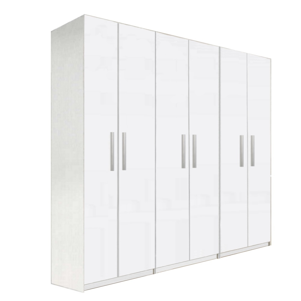 Dulap Lara 6, Alb, H200xL270xA50 cm, PAL de 18 mm - eMAG.ro