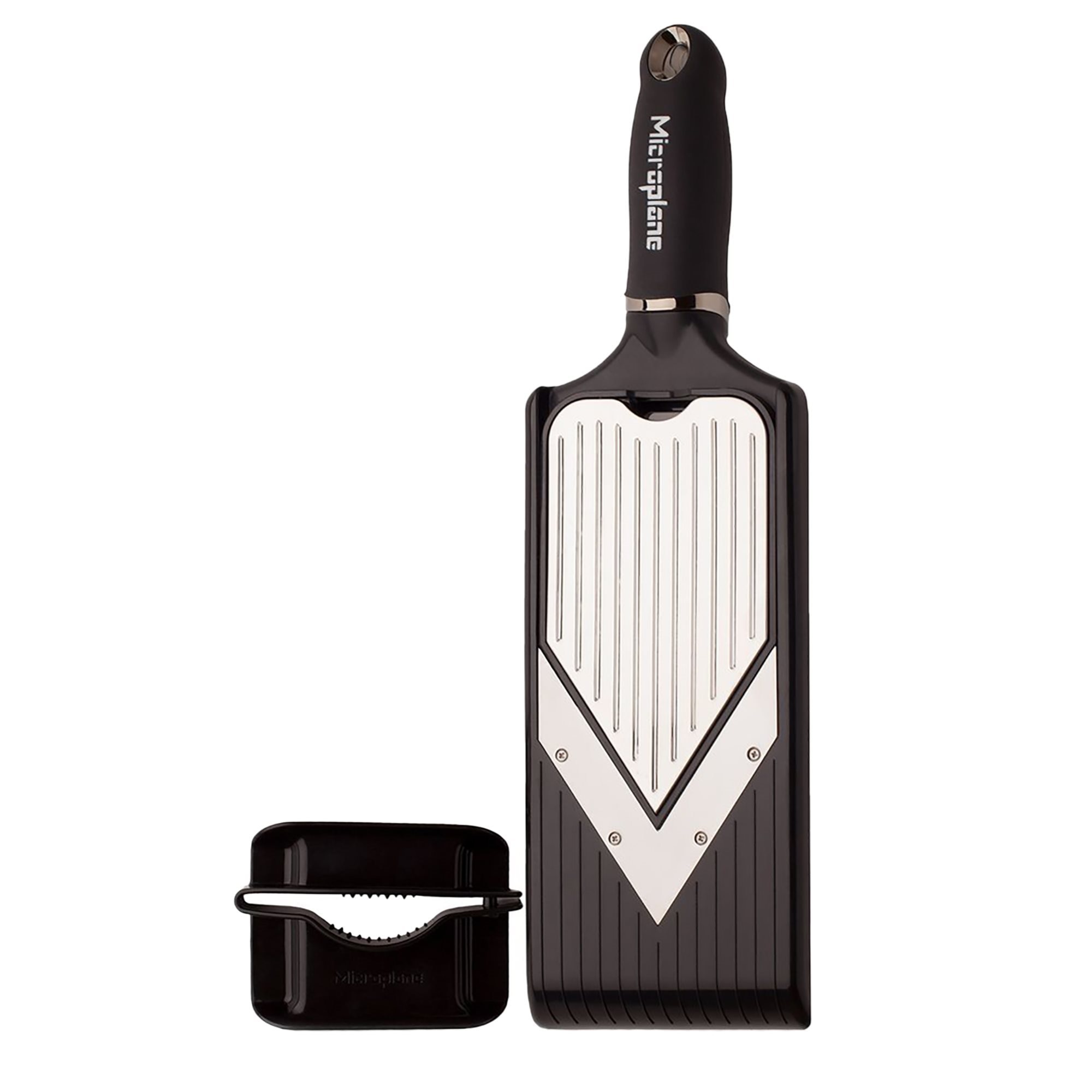 Feliator cu lama in V si accesoriu Julienne, 36 cm - Microplane - eMAG.ro