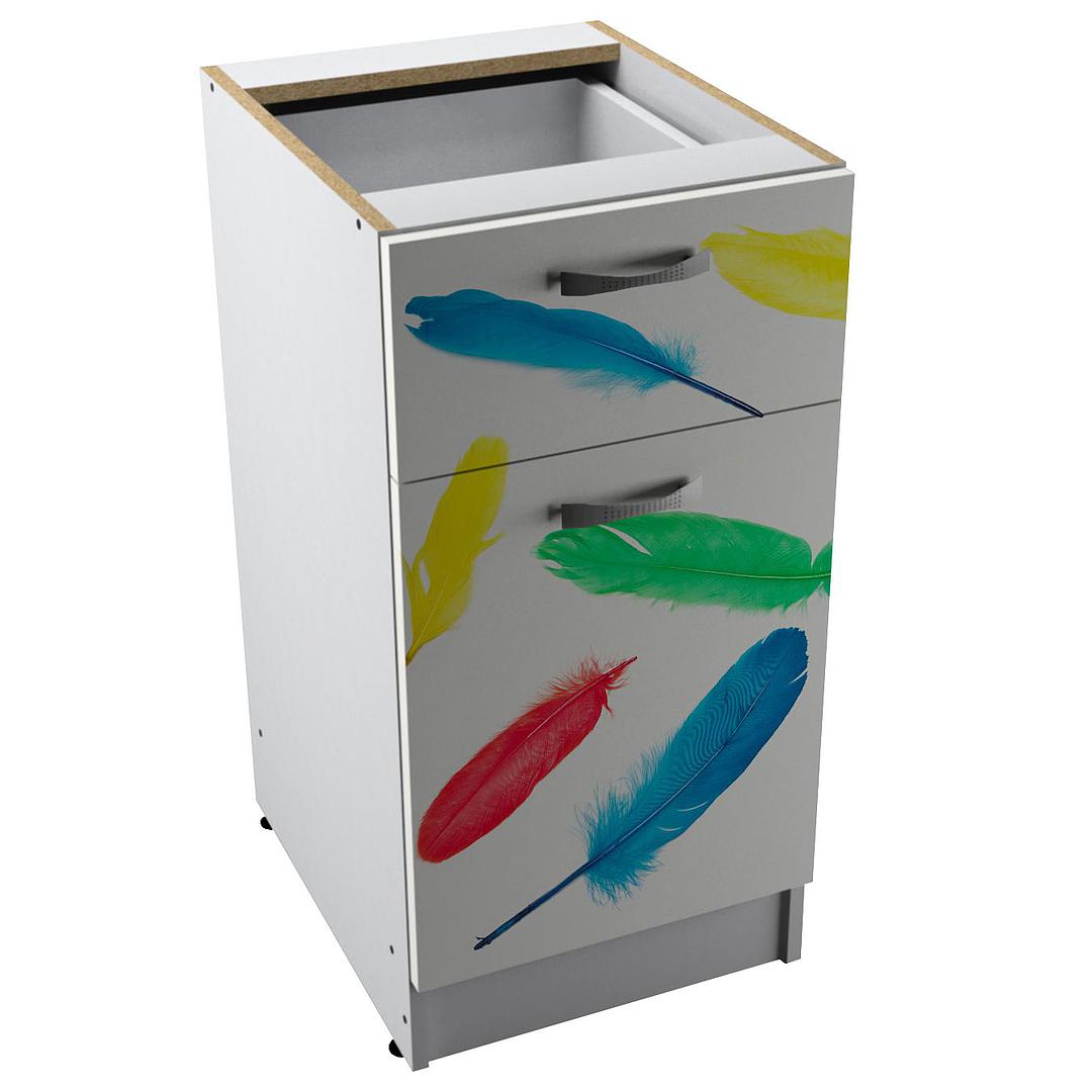 Corp baza 1 usa si 1 sertar START 40X80X50, Fronturi PAL Printat ...