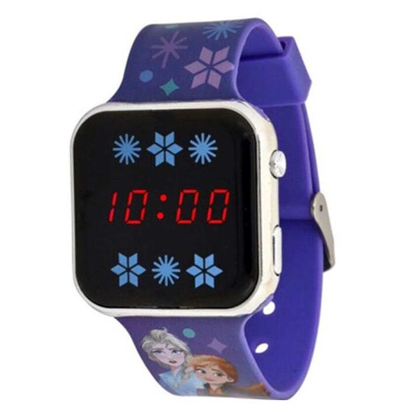 Ceas de mana copii led, Frozen, Violet - eMAG.ro