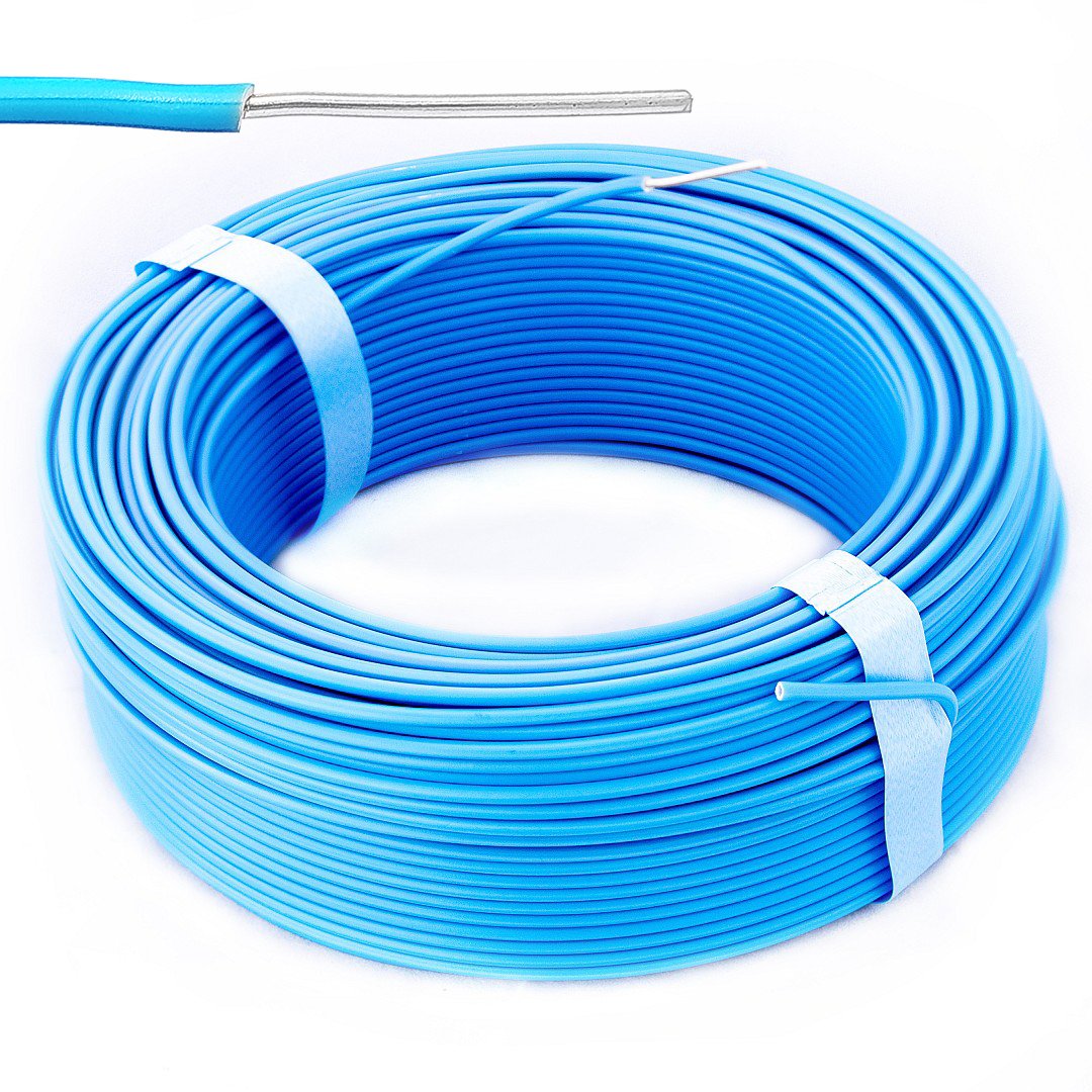 Conductor electric AFY 4 mmp albastru, 100 m aluminiu - eMAG.ro