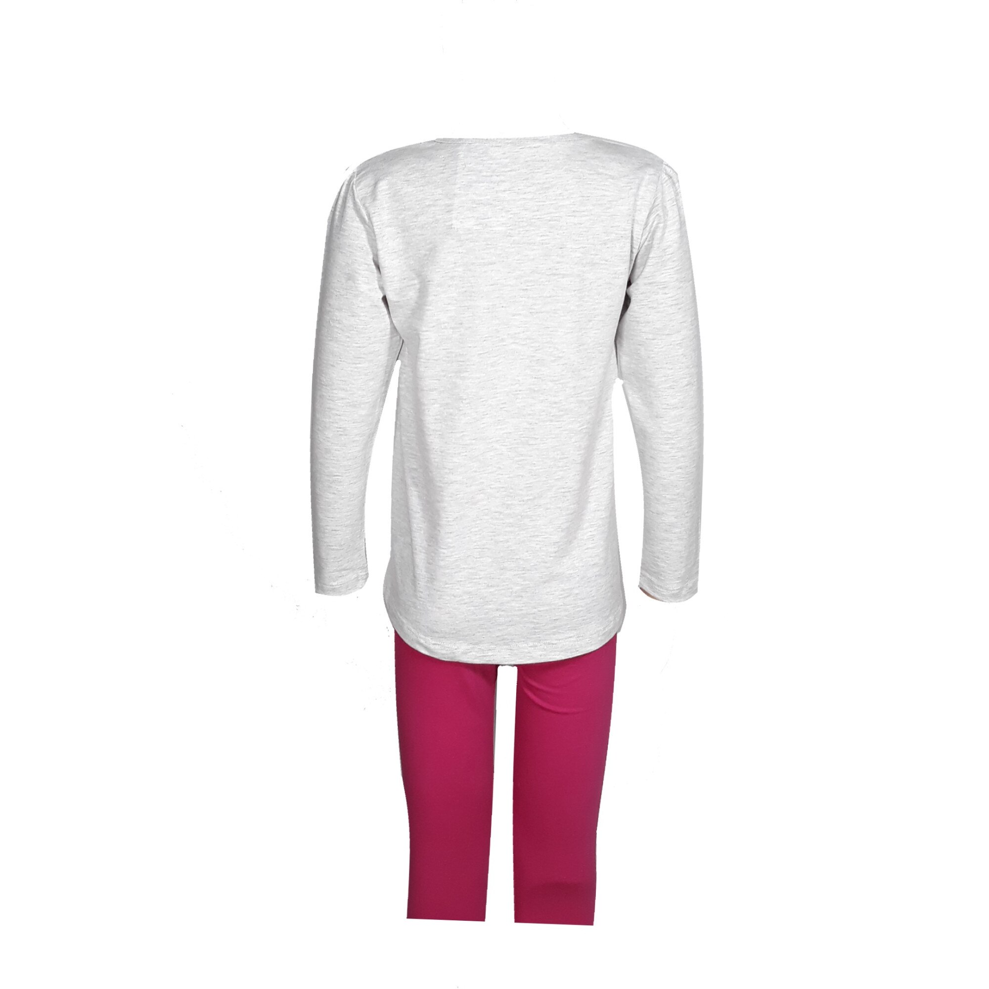 Compleu fete, gri/roz, 4 ani/104 cm - eMAG.ro