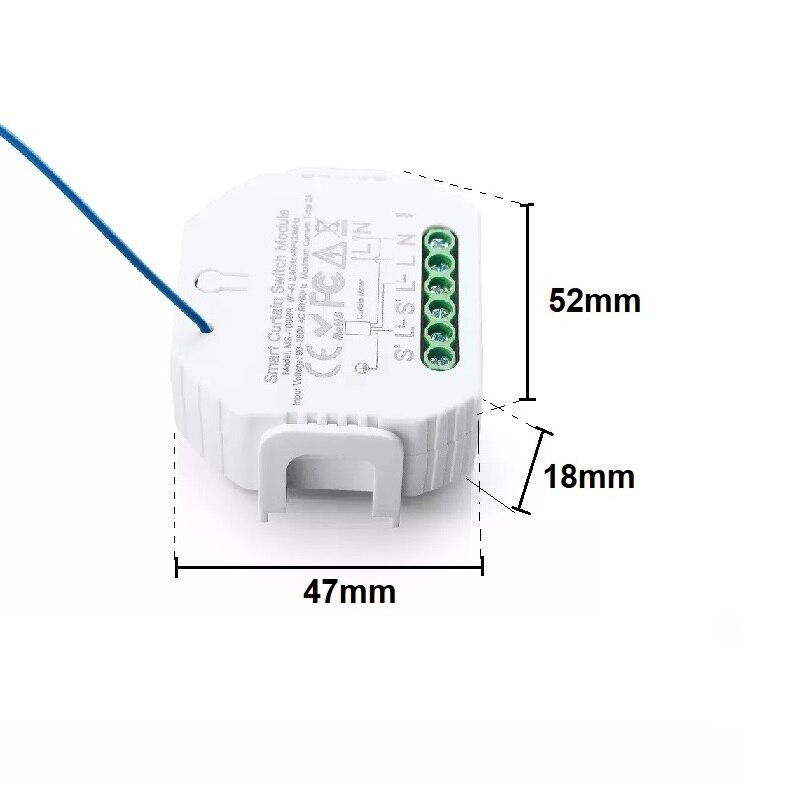 Mini Controller pentru rulouri si perdele + Telecomanda, Tuya Smart ...