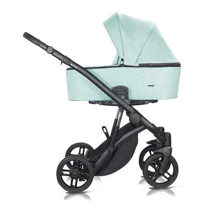 Carucior copii 2 in 1 Atteso, Milu kids, Aluminiu/Textil, Verde menta ...