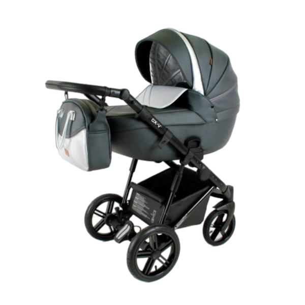 Carucior pentru copii 3 in 1 Avenue, Adbor, Aluminiu/Piele ecologica ...