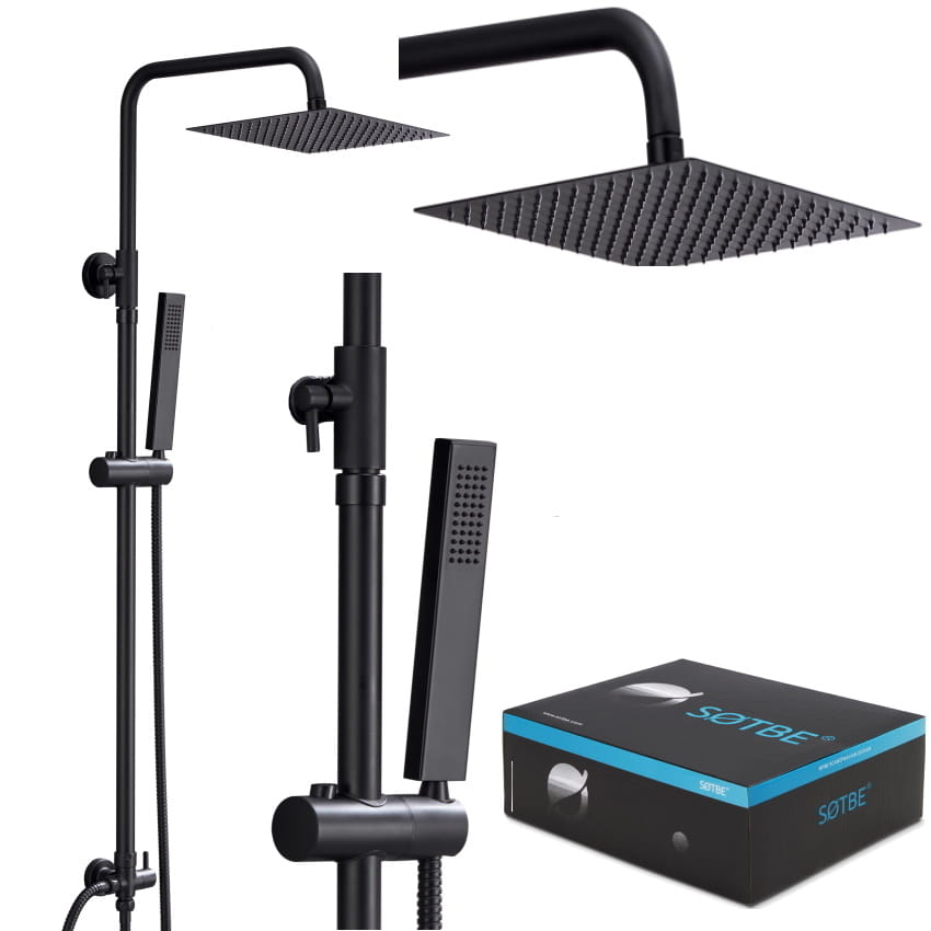 Set dus, SOTBE, Inox, Negru, LARK-SOCBQ-2438008 - eMAG.ro