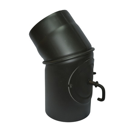 Cot reglabil cu clapeta, otel, negru, 45 grade, 130 mm - eMAG.ro