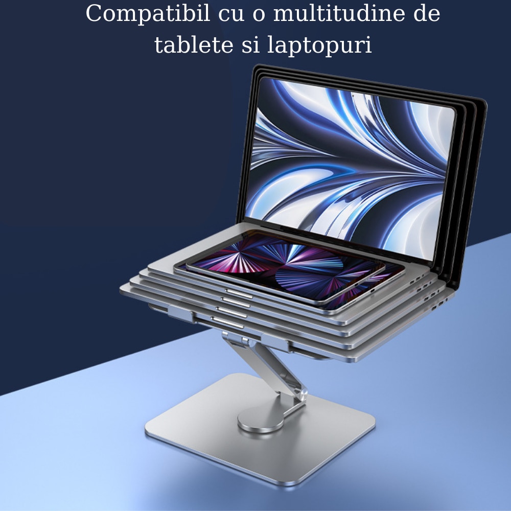 Suport pentru laptop, tableta sau telefon, de birou, pliabil, portabil ...
