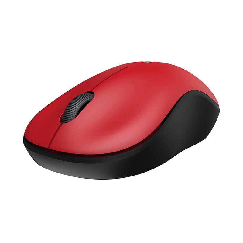 Mouse wireless Dareu LM106, 2.4GHz, 1200DPI, Negru/Rosu - eMAG.ro