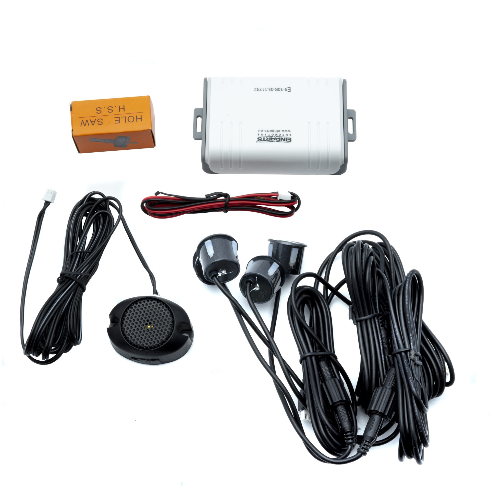 Kit senzori de parcare, Einparts, 4 Senzori, Sonerie, Negru - eMAG.ro