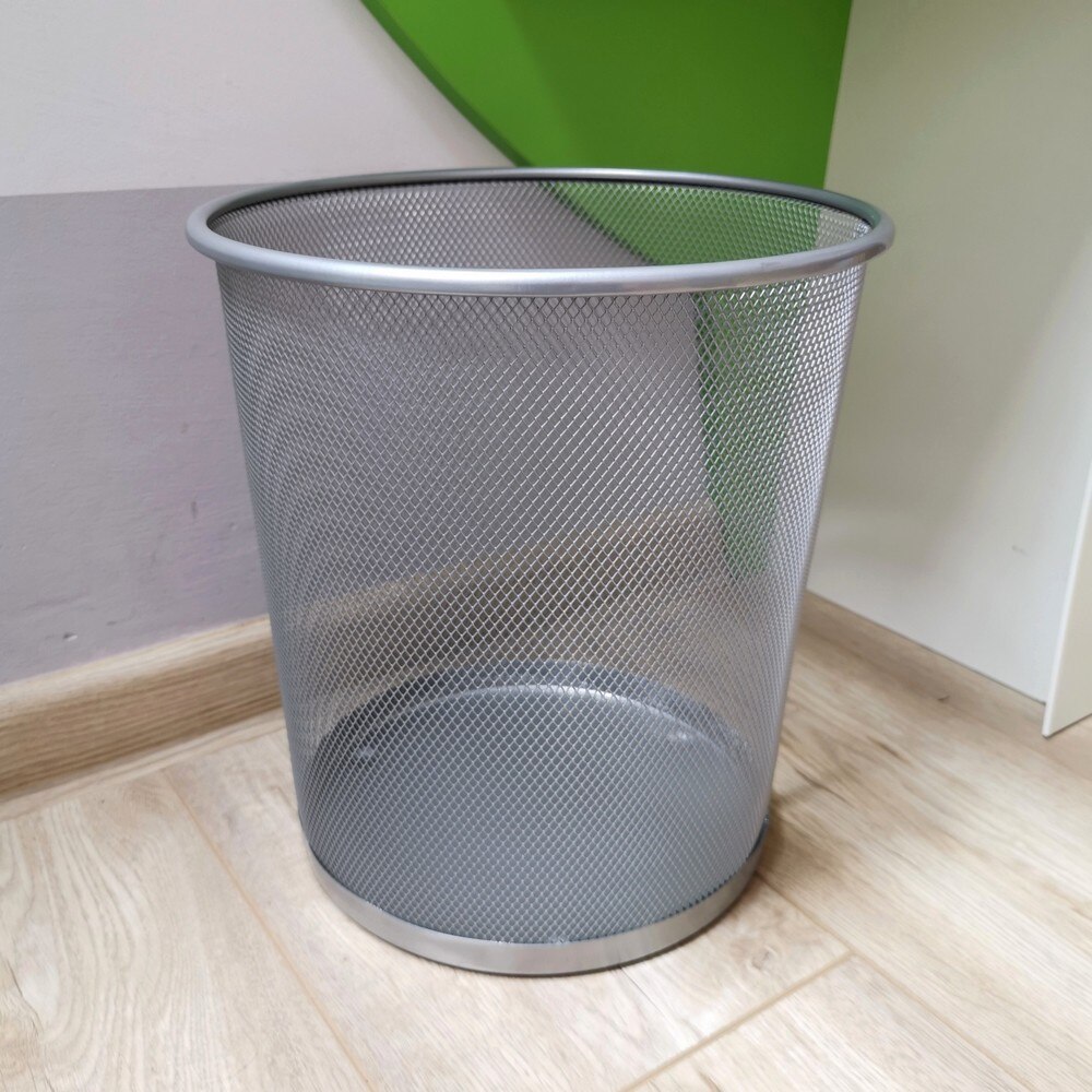 Cos metalic, D,Rect, 12l, 266x218x280 mm, Argintiu - eMAG.ro