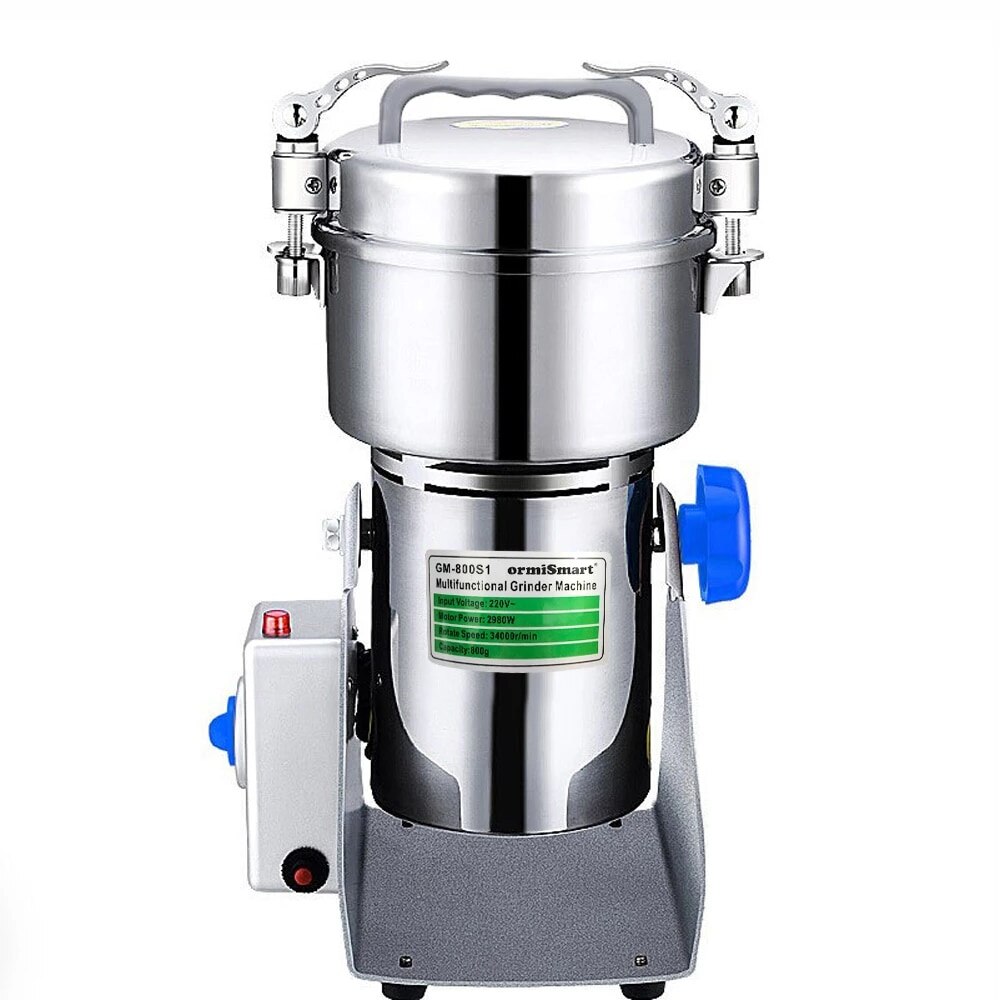 Masina profesionala de macinat, 700g, 2500W, otel inoxidabil, argintiu ...