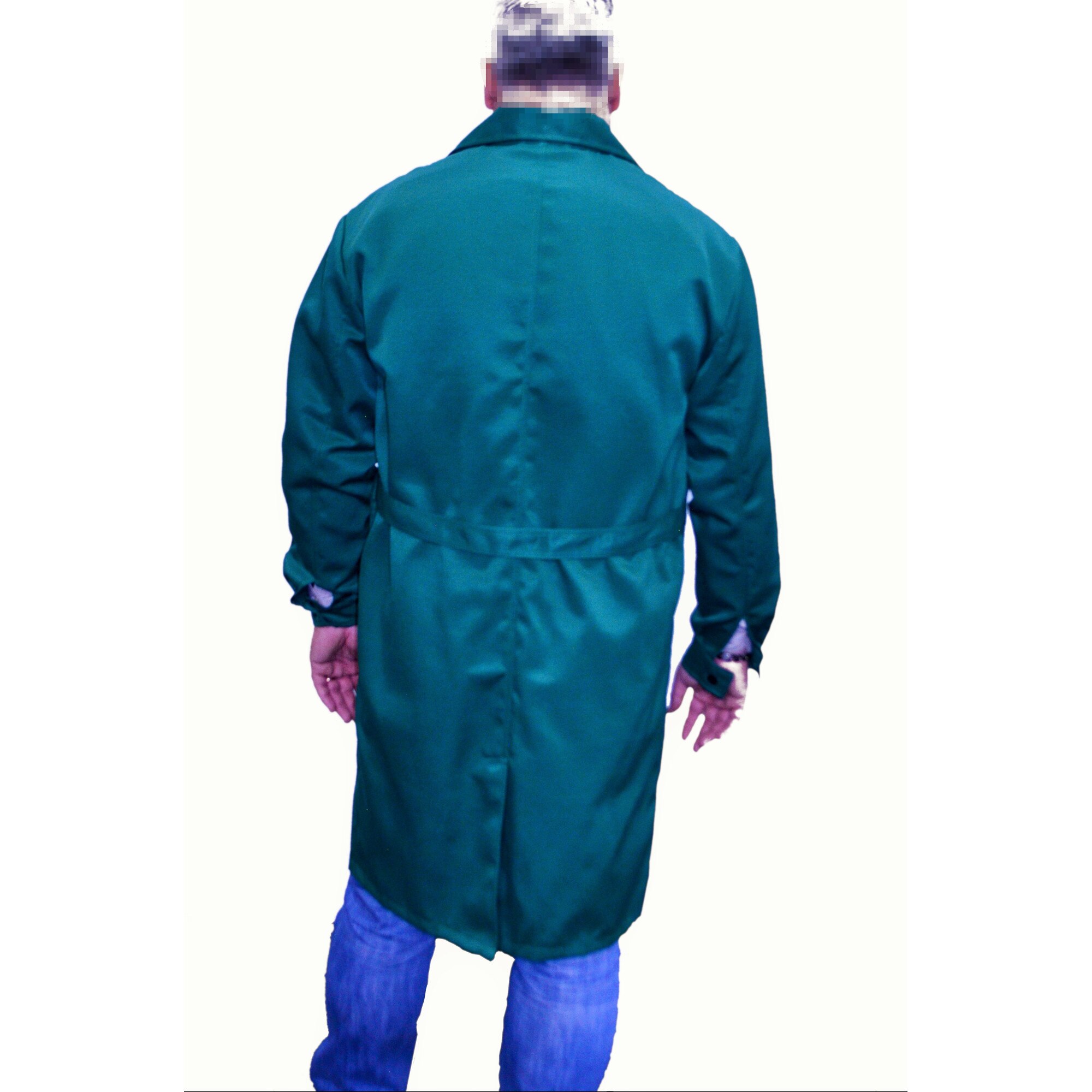 Halat protectie, de lucru, din tercot, verde, marimea 56 - eMAG.ro