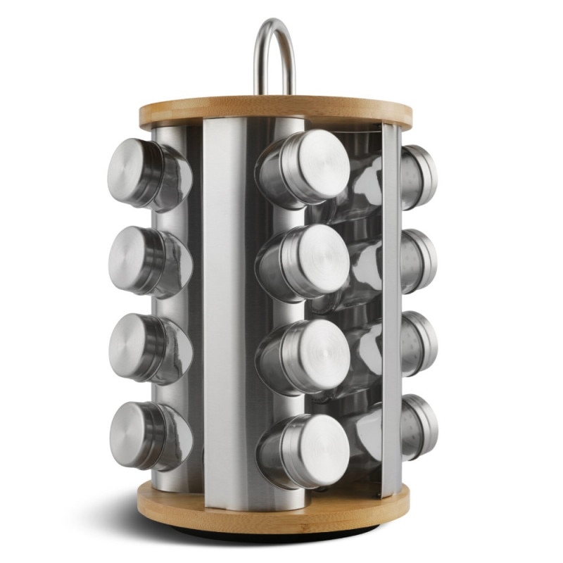 Set borcane pentru condimente pe suport Edenberg EB-4028, 16 buc, 4 ...